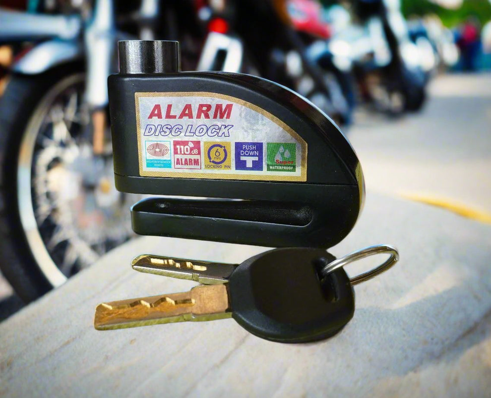 Alarm Disc Lock For Motorcycles/Scooters and Bicycles – MotoARZT store