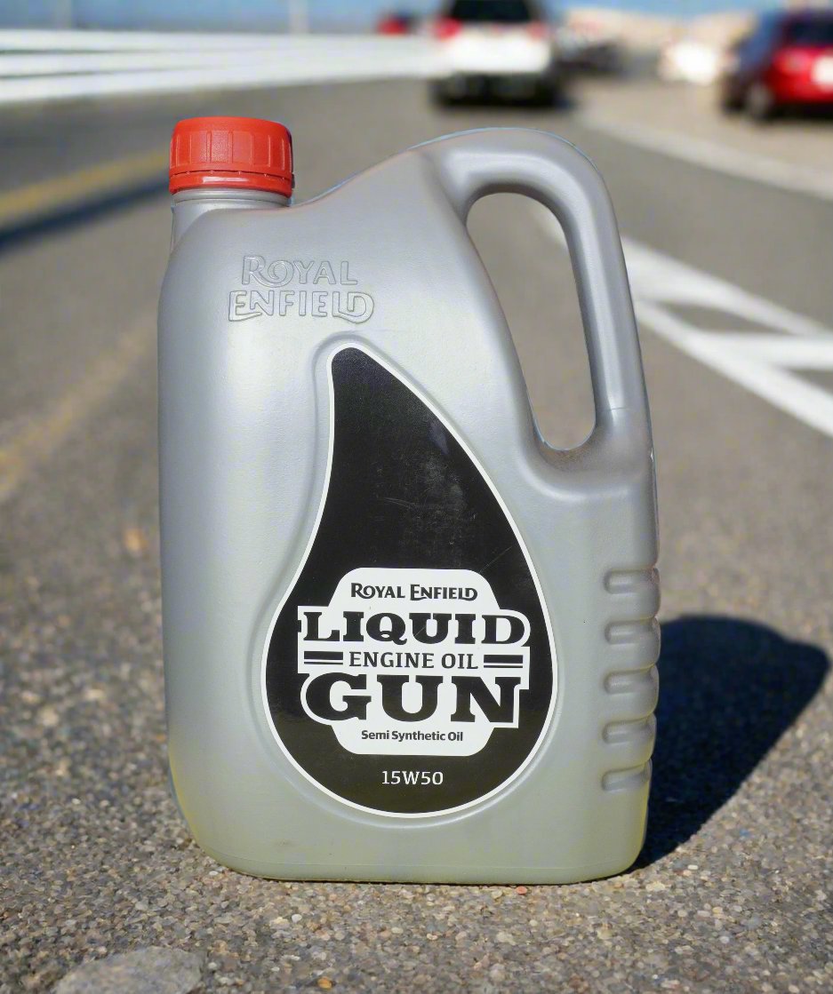 Royal Enfield Liquid Gun 15W-50 Semi Synthetic Engine Oil 2.5L | For C ...